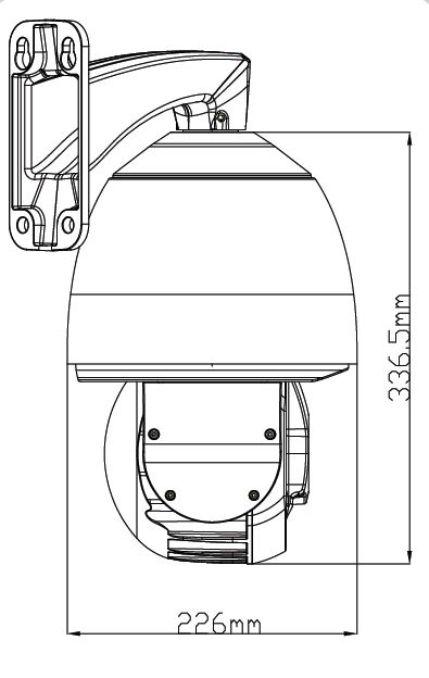 High Definition TVI PTZ Camera with 20 X Optical Zoom and 100 Metre IR ...